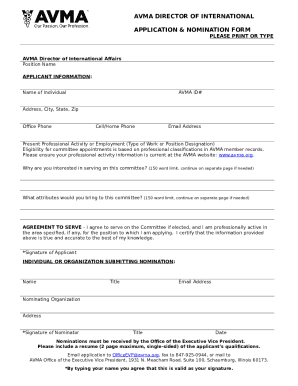 AVMA-Director-of-International-Affairs-Nomination-.pdf Doc Template | pdfFiller