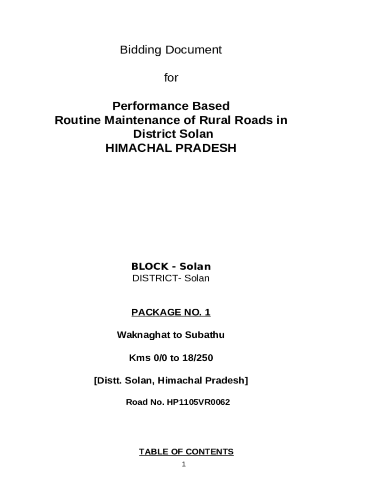 1P a g e - Himachal Pradesh Public Works Department Doc Template ...