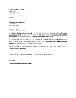 Brand Authorization Letter at In Word - CSBOOVY.IT Doc Template | pdfFiller