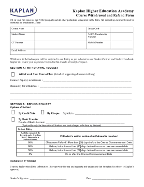 Fillable Online Update of Address Form - Kaplan Singapore Fax Email Print - pdfFiller