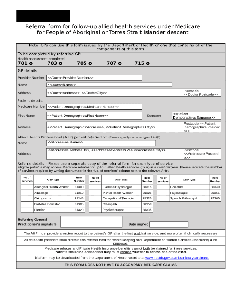 Referral for follow-up allied health services for Aboriginal ... Doc ...