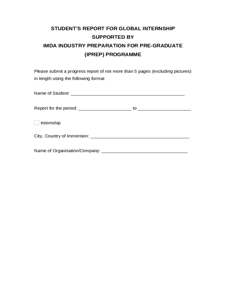 How To Create An Internship ReportIndeed.com India - nus edu Doc ...