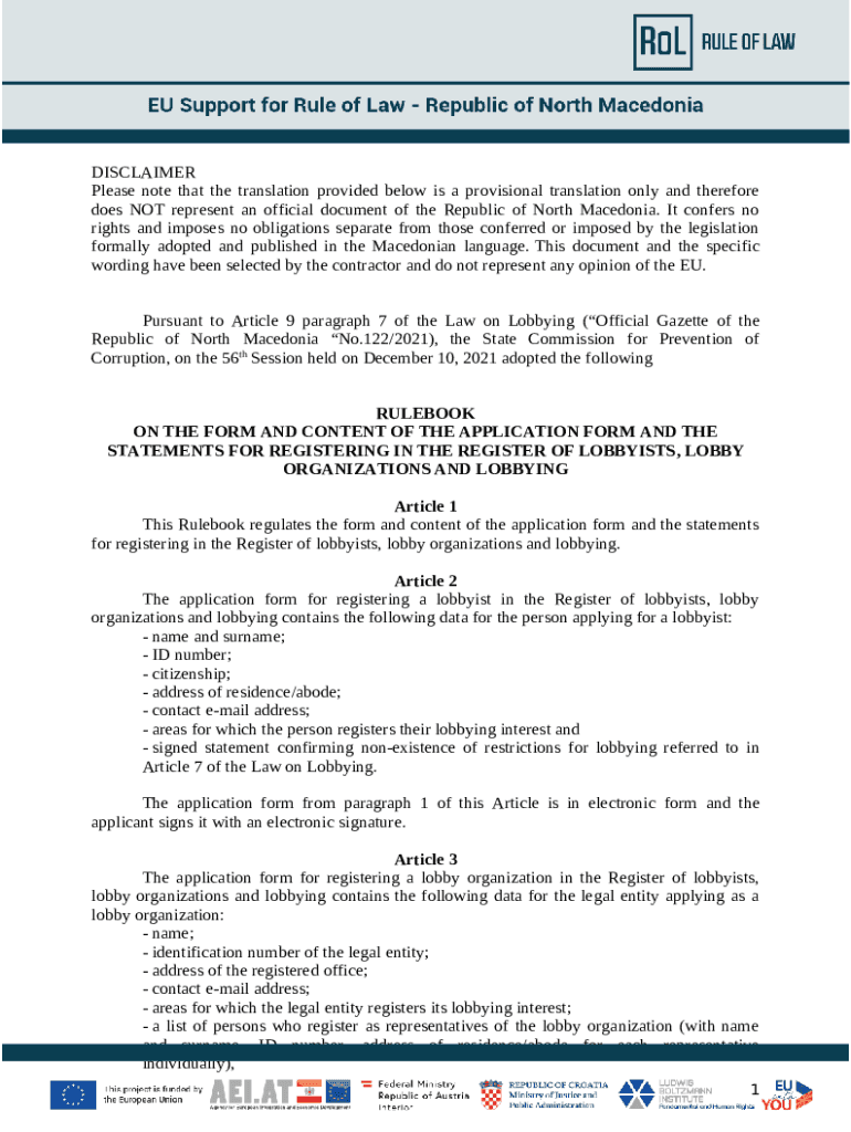 Legalisation of documents from North Macedonia for use in ... Doc ...