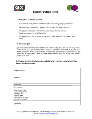 How to Complete a Direct Debit Doc Template | pdfFiller
