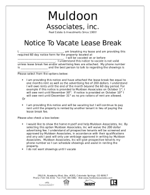 Sample Letter To Tenant To Move Out Doc Template | pdfFiller