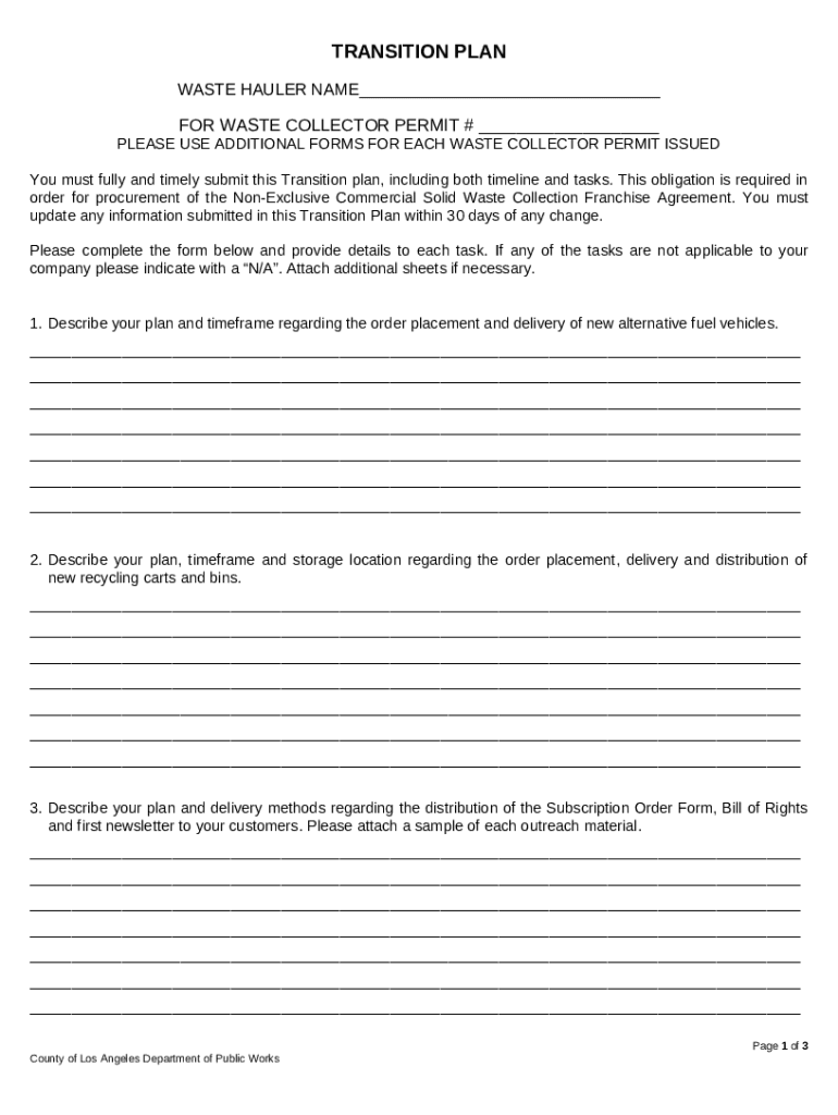 Transition Plan - Public Works, Los Angeles County - dpw lacounty Doc ...