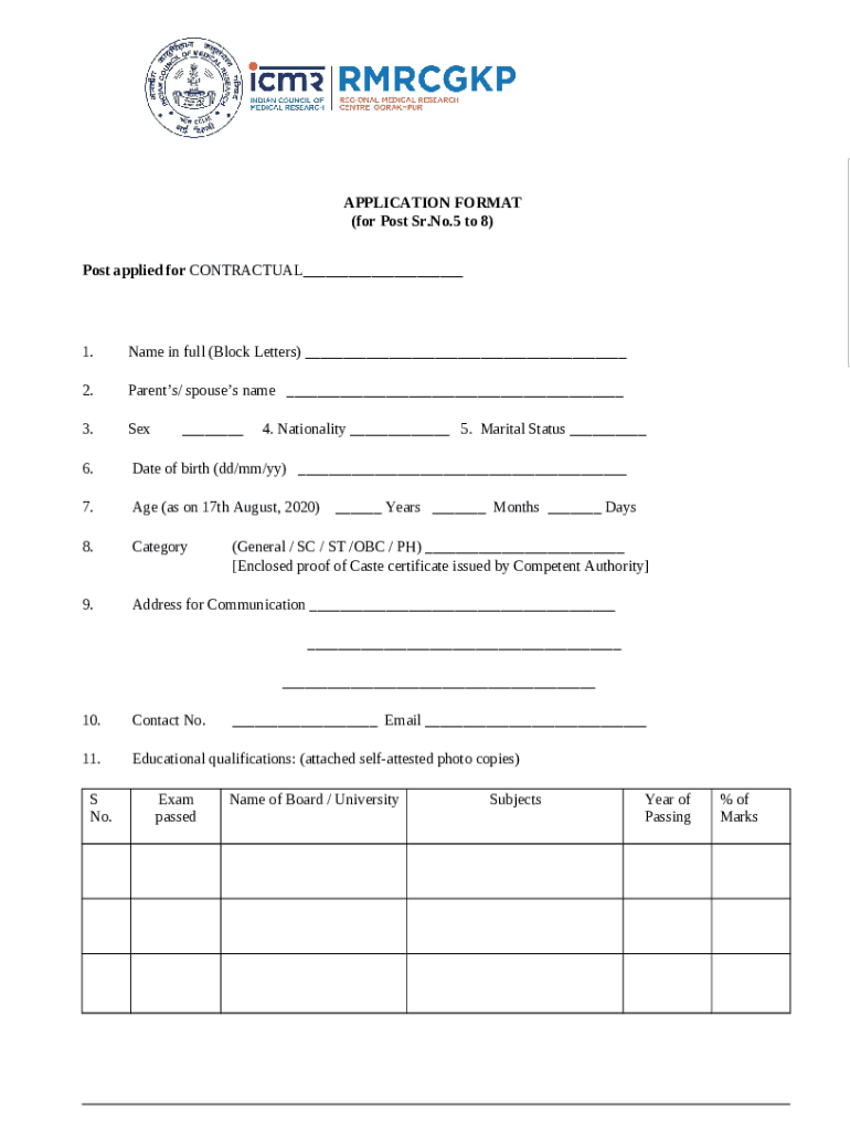 APPLICATION AT Doc Template | pdfFiller