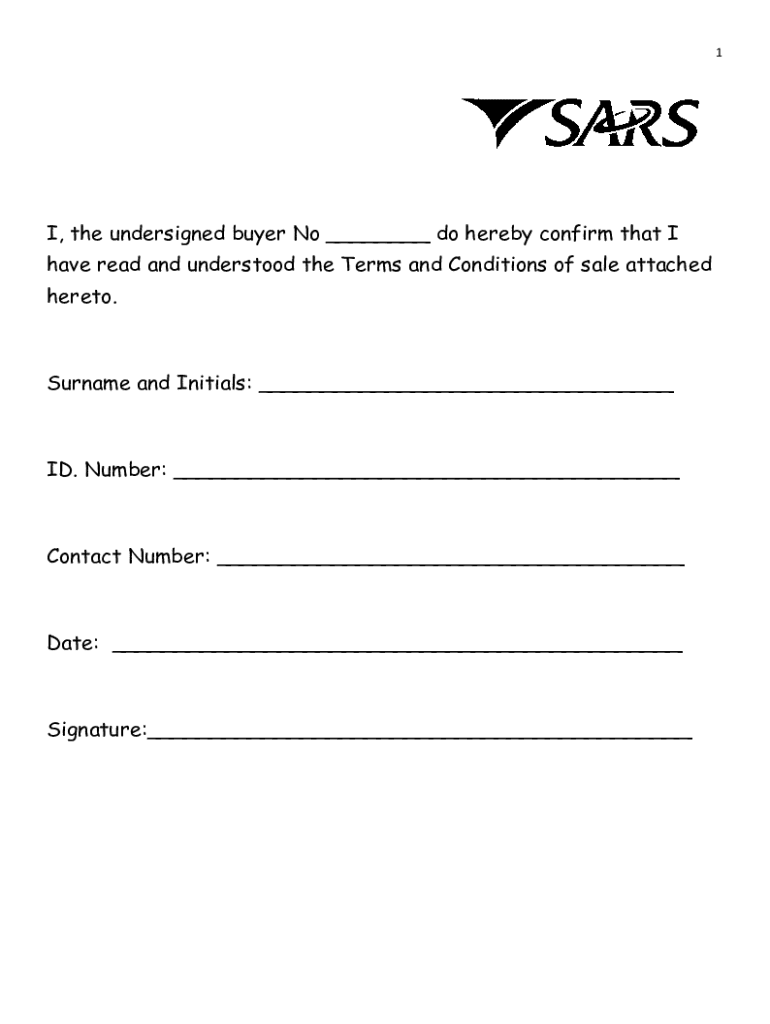 Fillable Online I, the undersigned buyer Nodo hereby confirm that I Fax ...