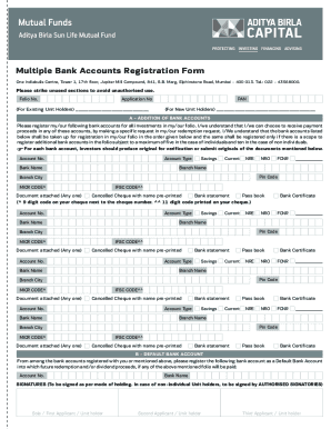 Fillable Online Non Financial Transaction Form (For Existing Unit Holders only) Fax Email Print ...