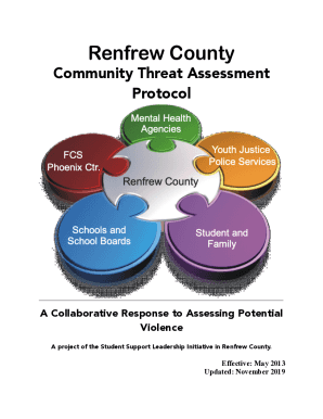 Fillable Online Violent Threat/Risk Assessment teams helping at Renfrew ...