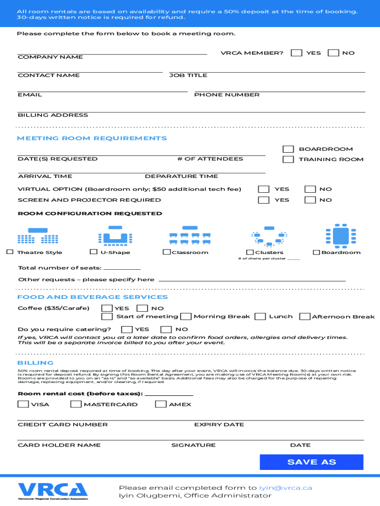 Fillable Online Facility Event Space Rental Agreement Template - Free ...