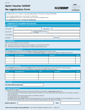 Fillable Online Application forms :: Teaching Council of Aotearoa New Zealand Fax Email Print ...