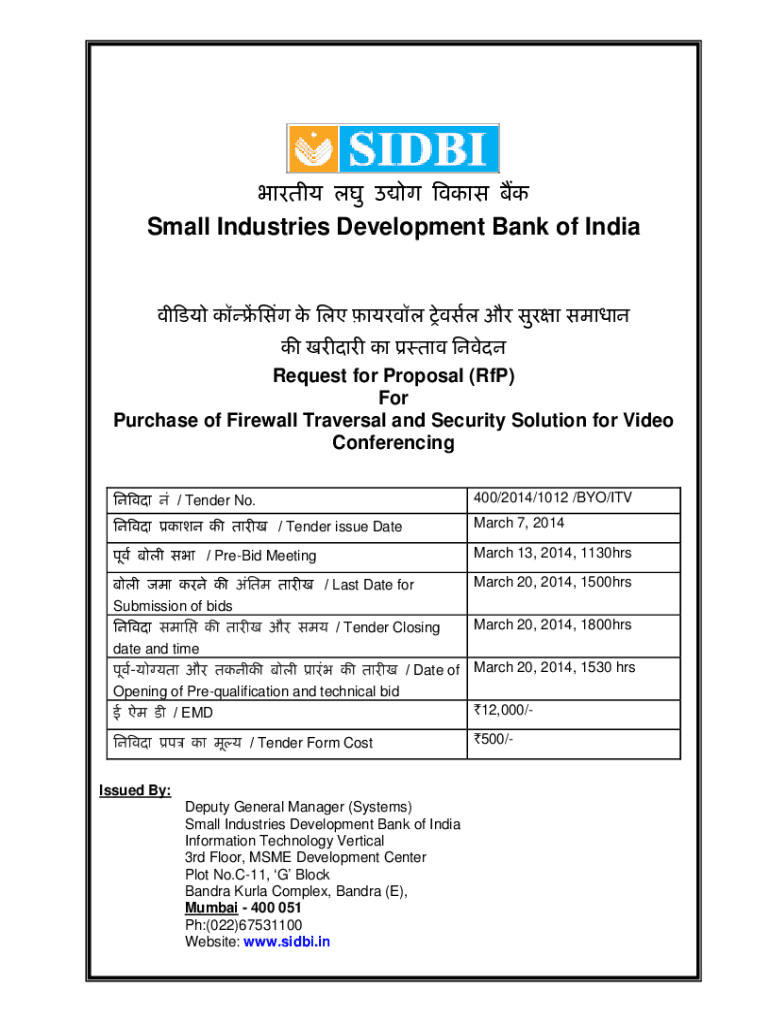 Fillable Online SIDBI - Objective, Functions, Loan Schemes and How to ...