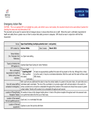 Fillable Online Risk Assessment Form for Coaches Fax Email Print ...