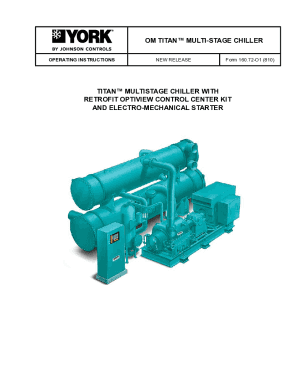 Fillable Online Titan YORK OM Multi-Stage Chiller Operating ...