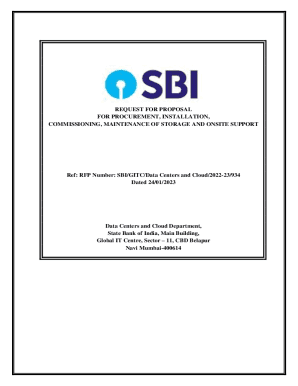 Fillable Online Request for proposal for procurement, installation ...