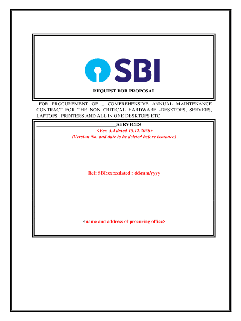 Fillable Online request for proposal (r.fp) for pc repair services ...