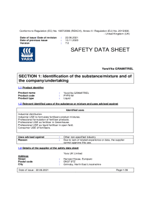 Fillable Online SAFETY DATA SHEET - Bona.com Fax Email Print - pdfFiller