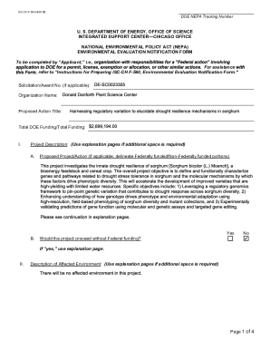 Fillable Online esign ISC-CH F 560 - NEPA Environmental Evaluation ...