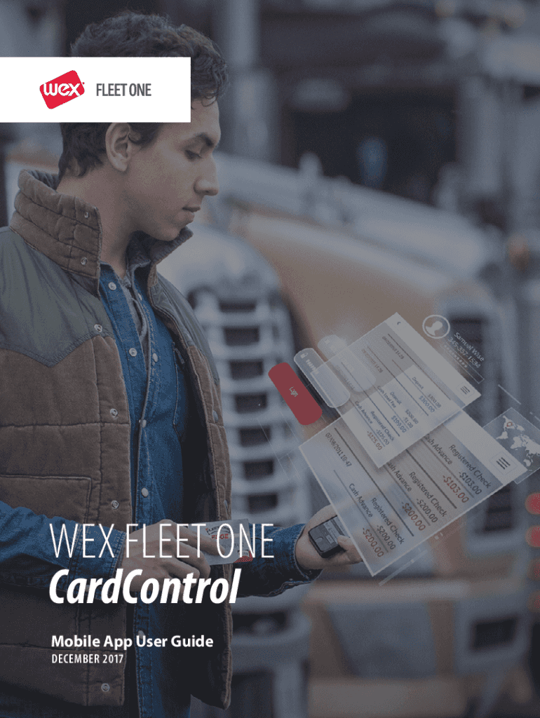 Fillable Online WEX FLEET ONE CardControl Fax Email Print - pdfFiller