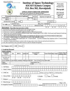 Fillable Online Admission Form BSCS Spring 2023 13-12-2022.cdr Fax ...