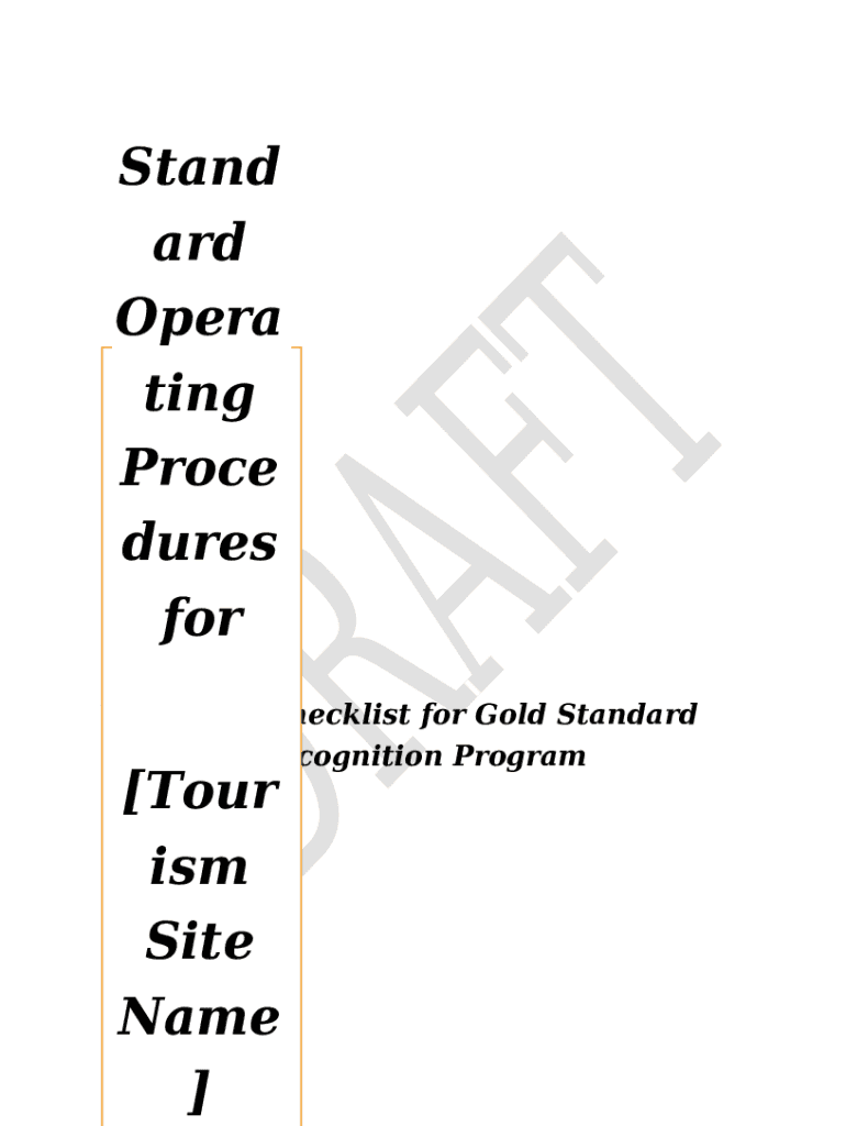 15+ Best Standard Operating Procedure Checklist Templates Doc Template ...