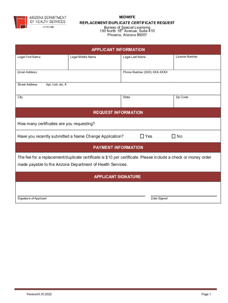 Fillable Online If you need a replacement/duplicate for multiple ...