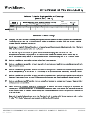 Fillable Online The Codes on Form 1095-C Explained - The ACA Times Fax Email Print - pdfFiller