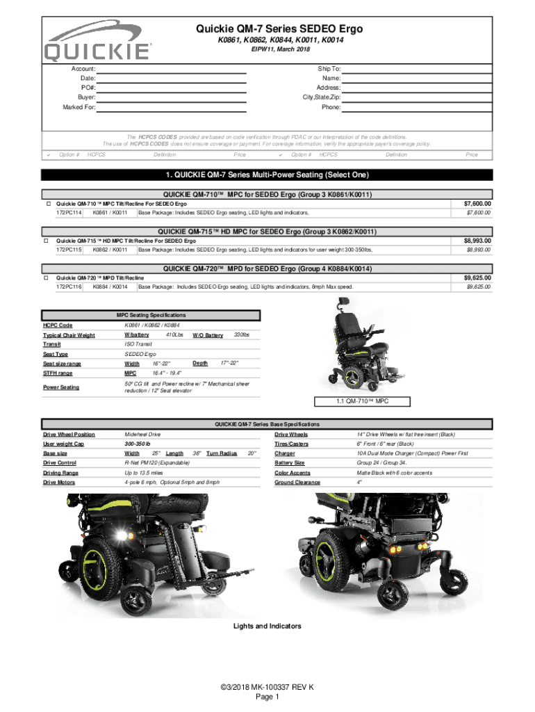 Fillable Online Qm7 Sedeo Ergo Order Form Fax Email Print - pdfFiller