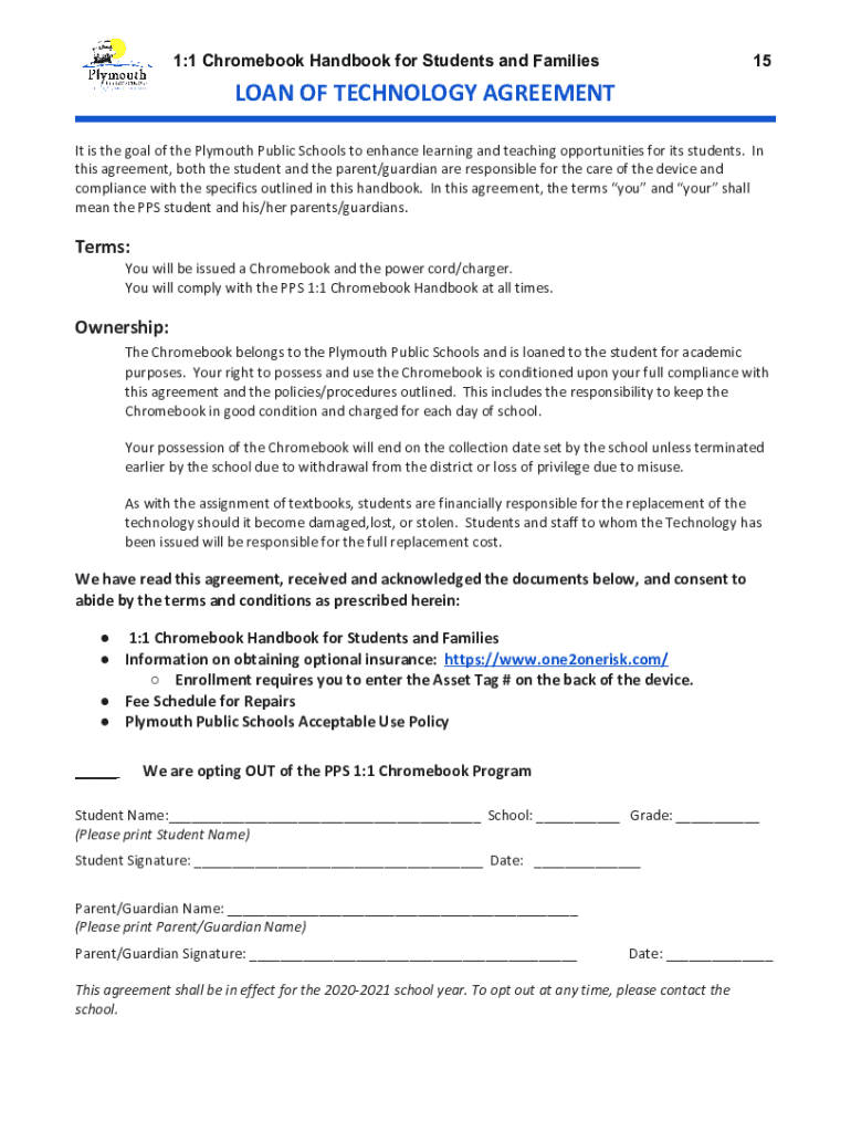 Fillable Online LOAN OF TECHNOLOGY AGREEMENT Fax Email Print - pdfFiller