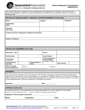 Fillable Online chancellorsc eq edu External request for equipment form Fax Email Print - pdfFiller