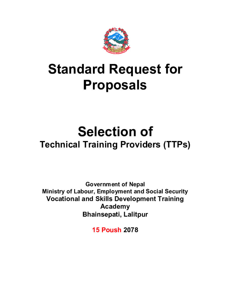 Fillable Online Request for Proposal (RFP): Implementation of ...