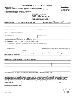 Fillable Online matching gifts Request Form Fax Email Print - pdfFiller