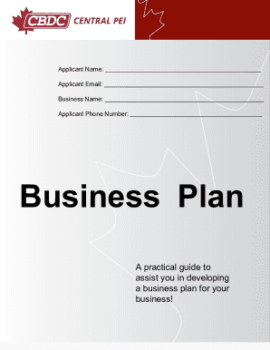 Fillable Online How to Write a Business Plan, Step by Step - NerdWallet ...