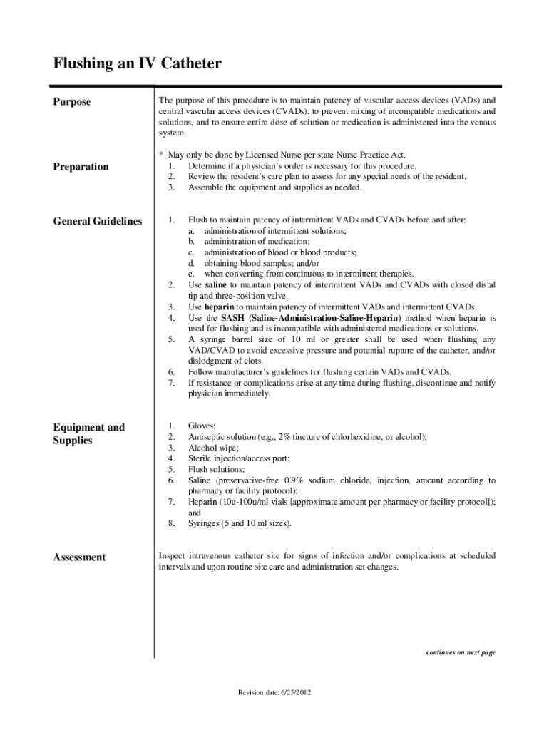 Fillable Online Infections associated with peripheral venous access devices Fax Email Print ...