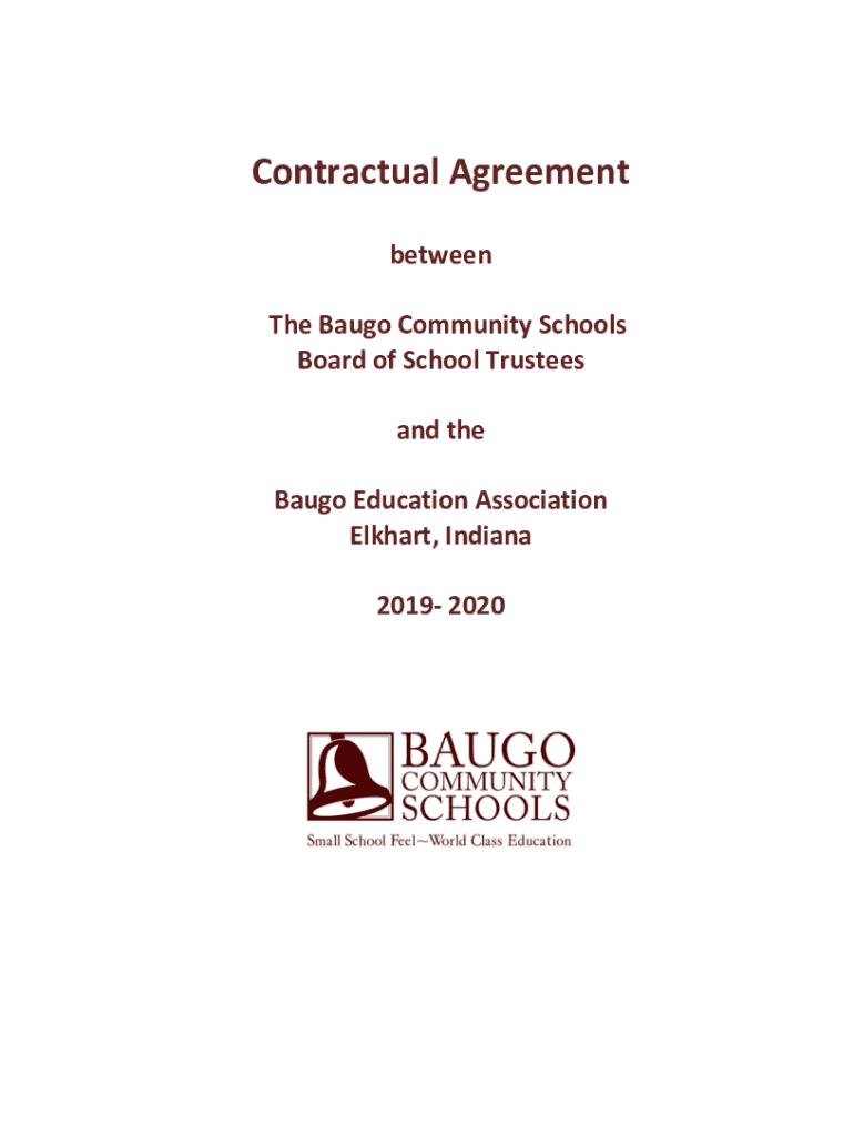 Fillable Online The Baugo Community Schools - Indiana Gateway Fax Email ...