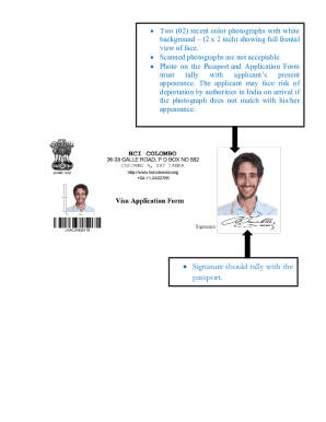 Fillable Online How to fill a Visa Application form Fax Email Print ...