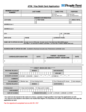 Fillable Online TD Access Card with Visa DebitTD Canada Trust Fax Email ...
