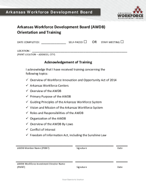 Fillable Online dws arkansas AR Division of Workforce Services - Arkansas.gov Fax Email Print ...