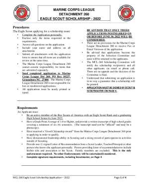 Fillable Online Eagle Scout Recommendation Form Pdf PDF - rel104.blogs ...