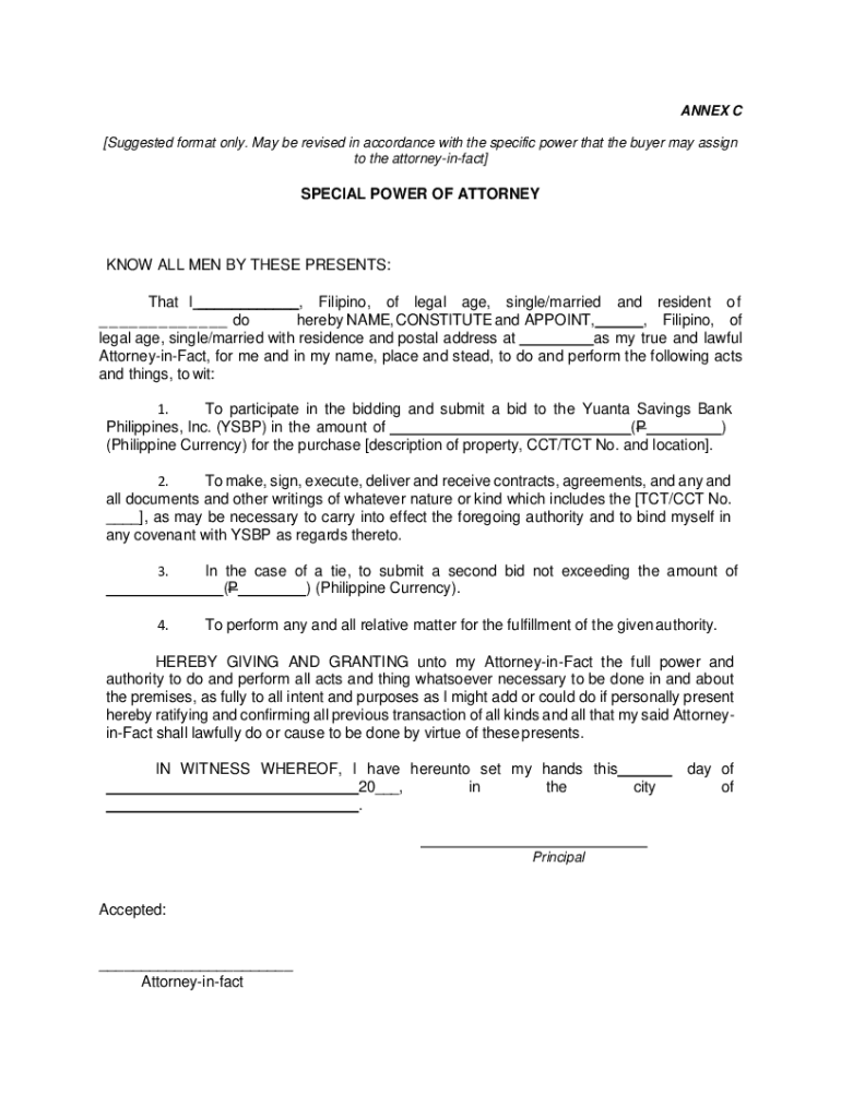 Fillable Online Limited Power of Attorney Sample Clauses - Law Insider Fax Email Print - pdfFiller