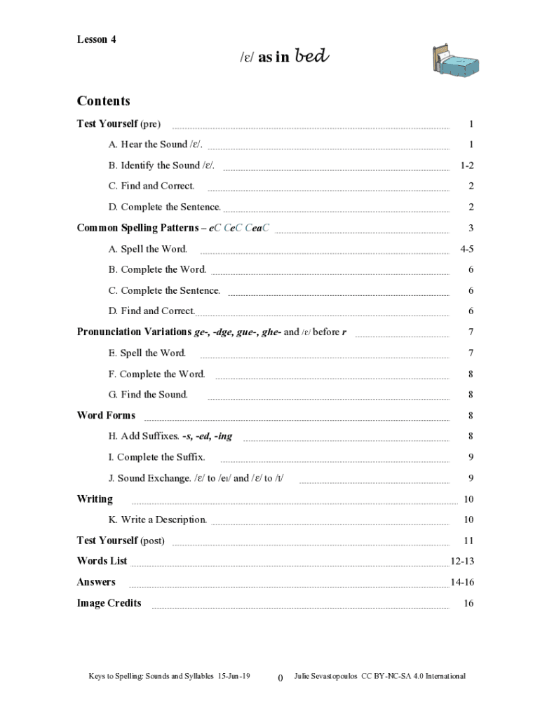 Fillable Online Keys to Spelling: Sounds and Syllables - Grammar ...