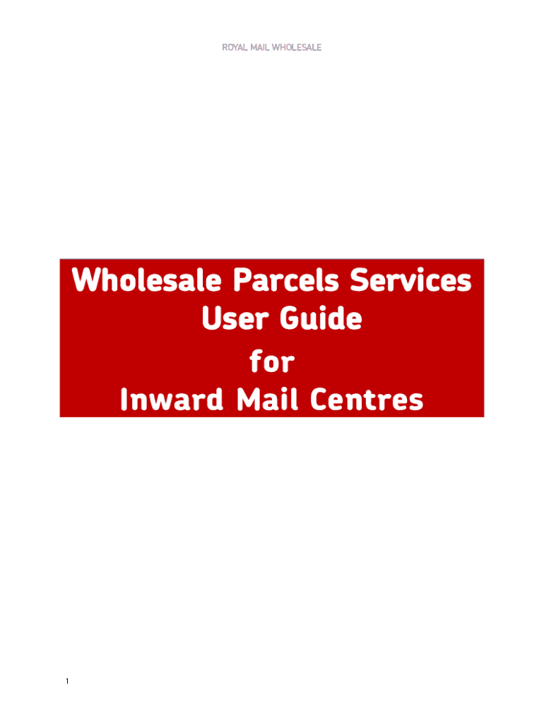 Fillable Online User Guide V1. Access Packet Services for Inward Mail ...