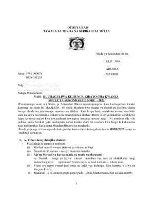 Fillable Online Form One Join Instruction 2023 PDF Download Here Fax ...