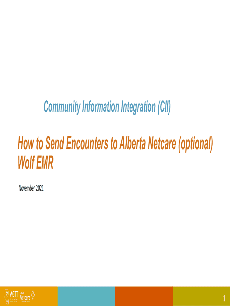 Fillable Online How to Send Encounters to Alberta Netcare (optional ...