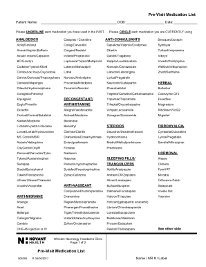 Fillable Online www2 novanthealth NHMG Winston Neurology Headache ...
