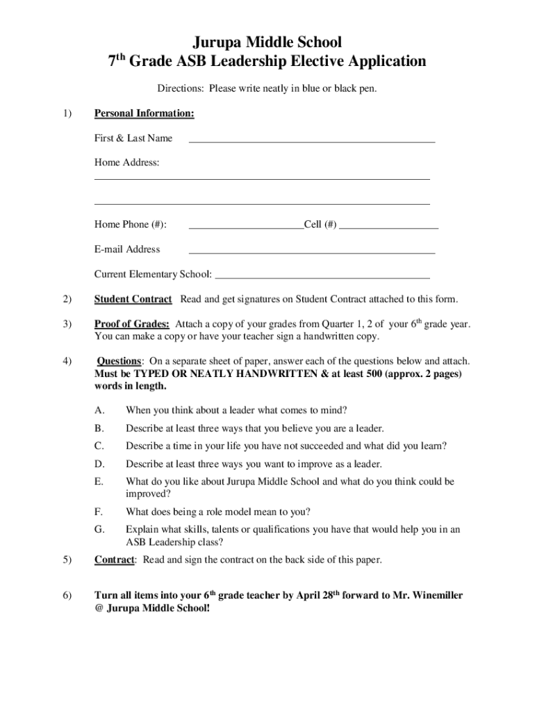 Fillable Online Asb Application Examples Form - Fill Out and Sign ...