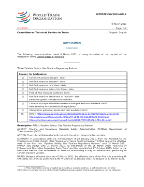 Pipeline Compliance sPHMSA Doc Template | pdfFiller