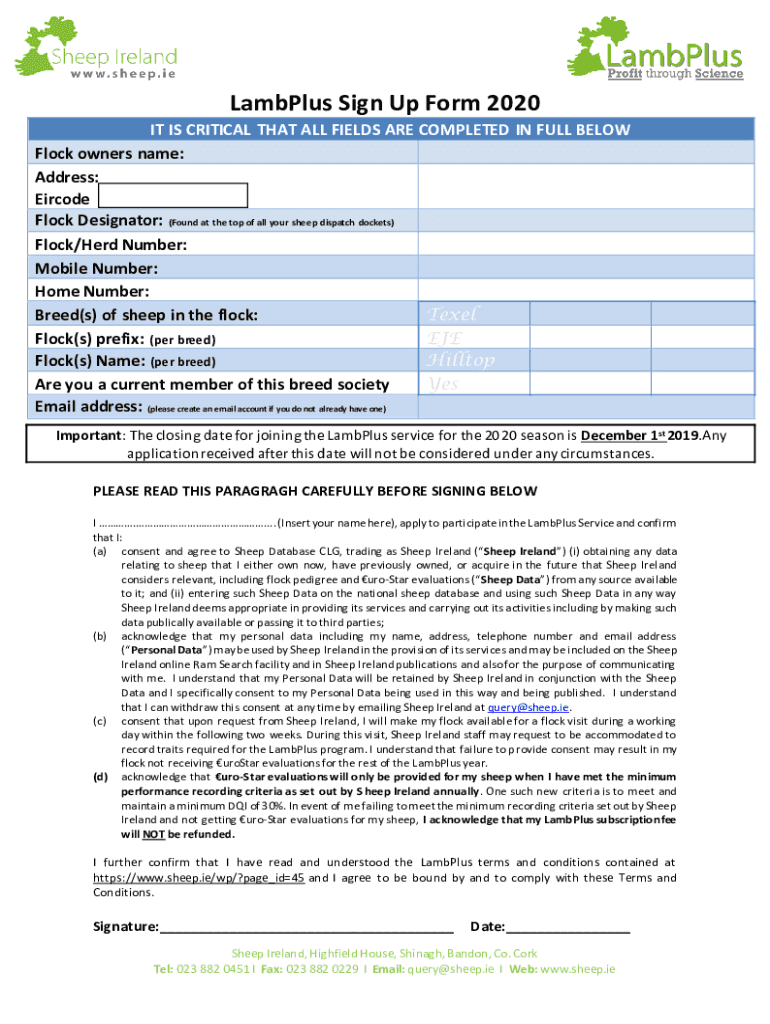Fillable Online Lamb Plus is a boost for breeders - Farming ...