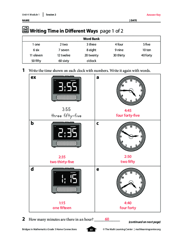 Fillable Online 3:55 three fifty-five - MRS. AULIZIO'S 3RD GRADE Fax ...